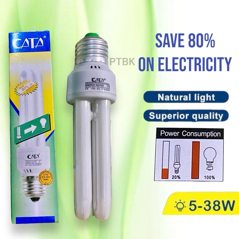 Cata Energy Saving Light Bulb (Fluorescent Light) | Shopee Philippines