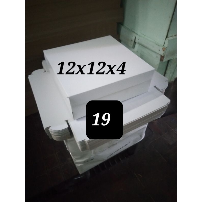 cake box 12x12x4(20pcs) | Shopee Philippines