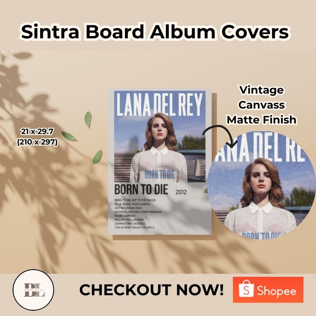 Sintra Board Vintage Canvas Matte Finish Minimalist Album Covers A4 ...