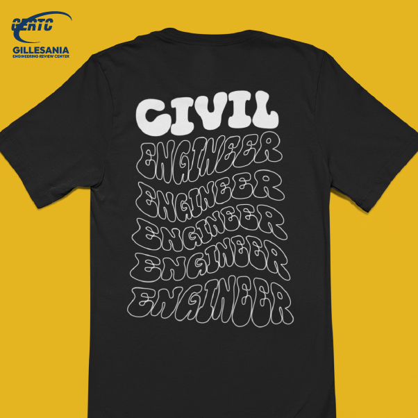Civil Engineering Wavy Black Tee - Official Merchandise from GERTC ...