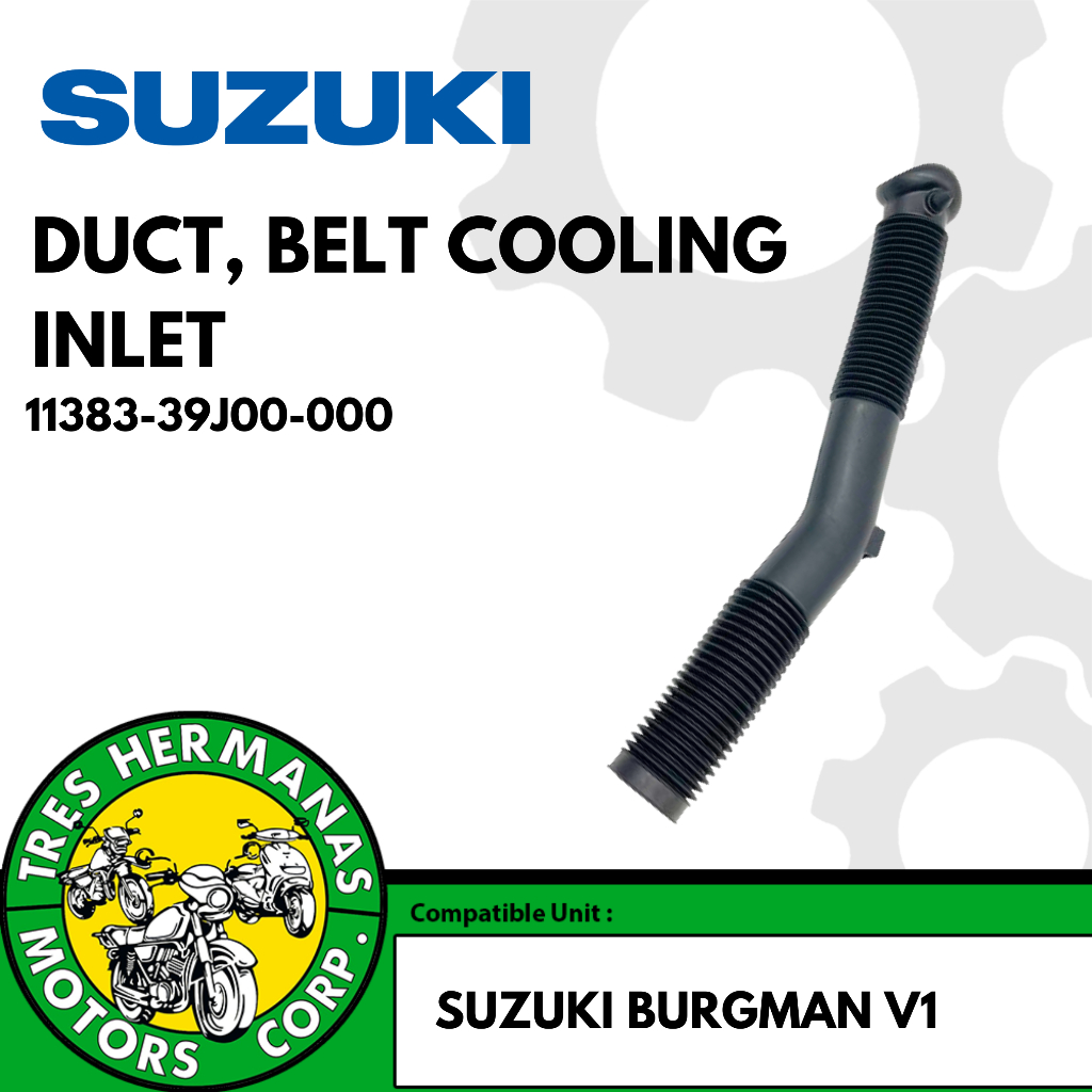 DUCT,BELT COOLING INLET FOR SUZUKI MOTORCYCLE : BURGMAN V1 ( 11383 ...