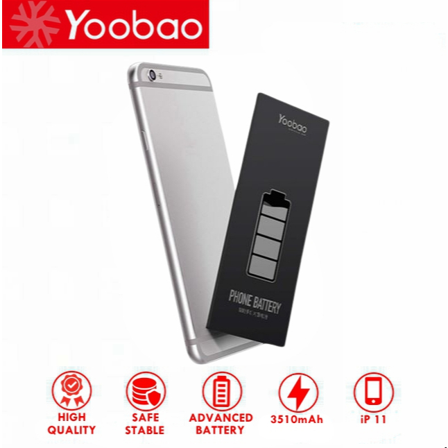 Yoobao iP 11 3510mAh ADVANCED Phone Battery | Shopee Philippines