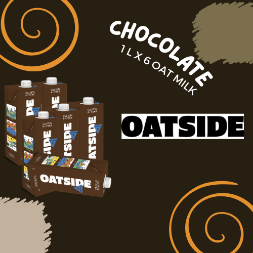 OATSIDE Chocolate Oat Milk 1L x3/x6 – Plant-Based, Real Cocoa, Vegan ...