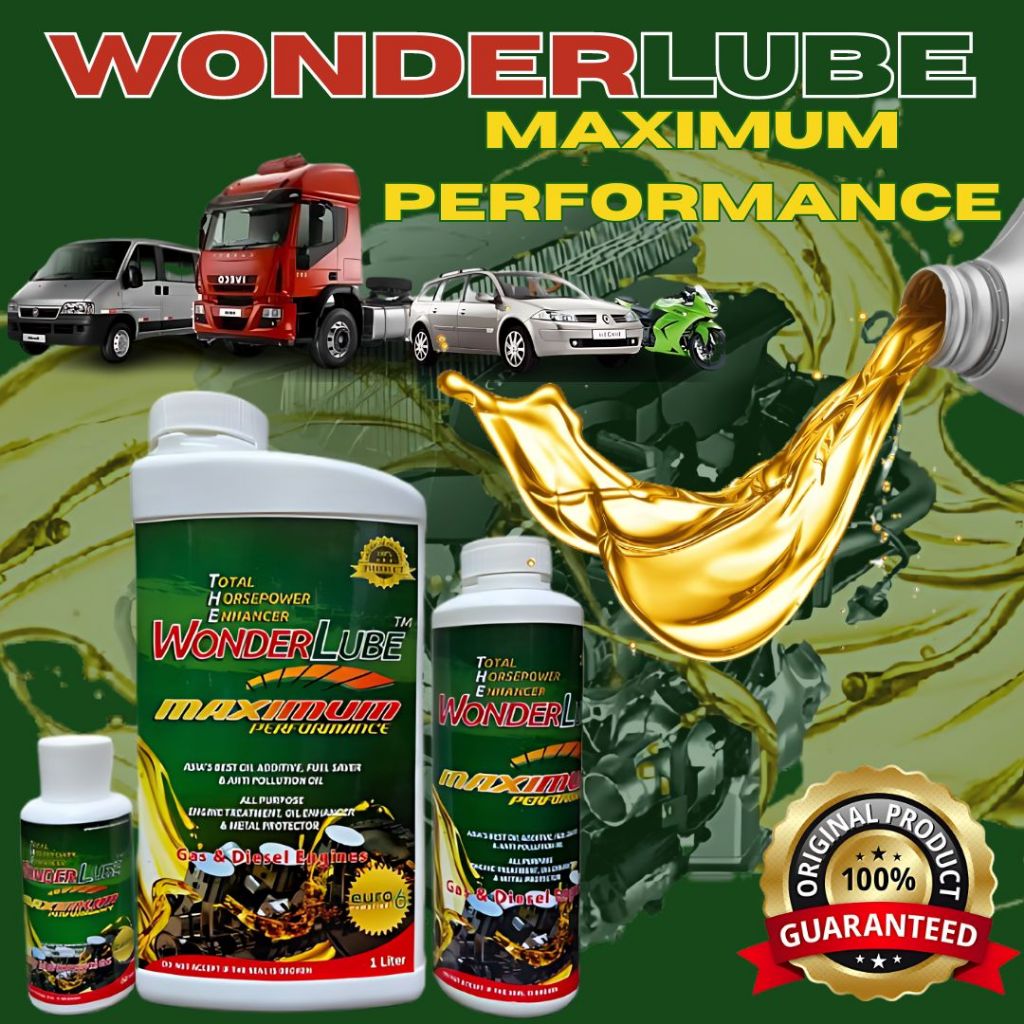 -LOW PRICE- The Wonderlube Maximum Performance Oil Enhancer 60ML/250ML ...