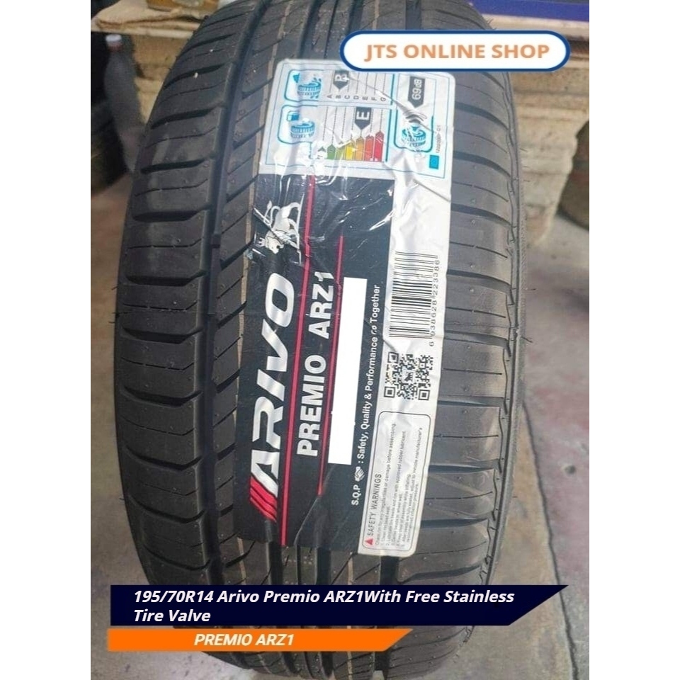 195/70R14 Arivo Premio ARZ1 With Free Stainless Tire Valve (PRE-ORDER) | Shopee Philippines