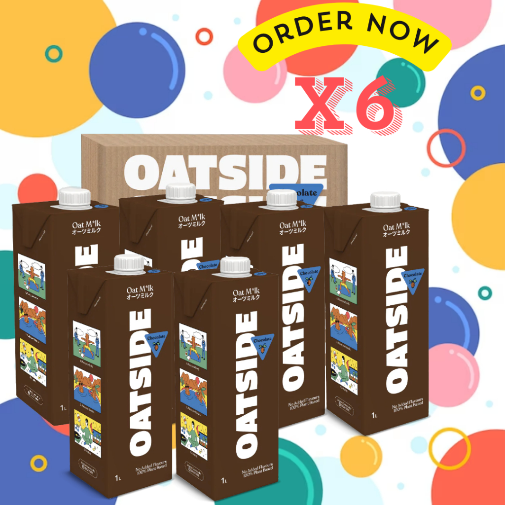 OATSIDE CHOCOLATE OAT MILK 1L x 6 AND 2OOML X 24 WHOLESALE | Shopee ...