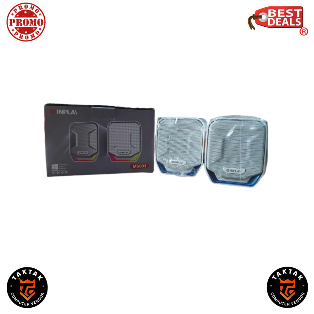Inplay Speaker MS003 RGB Version 2.0 White | Shopee Philippines
