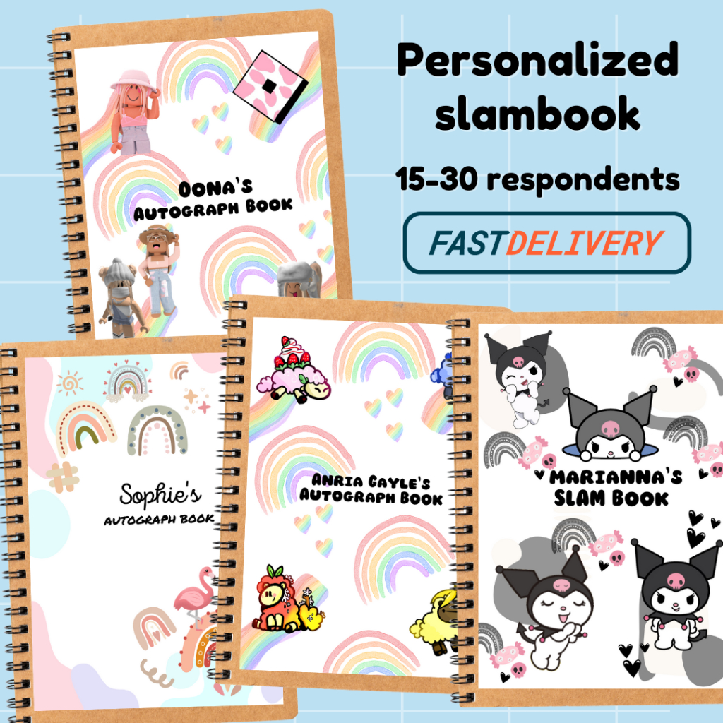 Cara Creations Personalize Autograph Book Slam book Slum book Memory ...