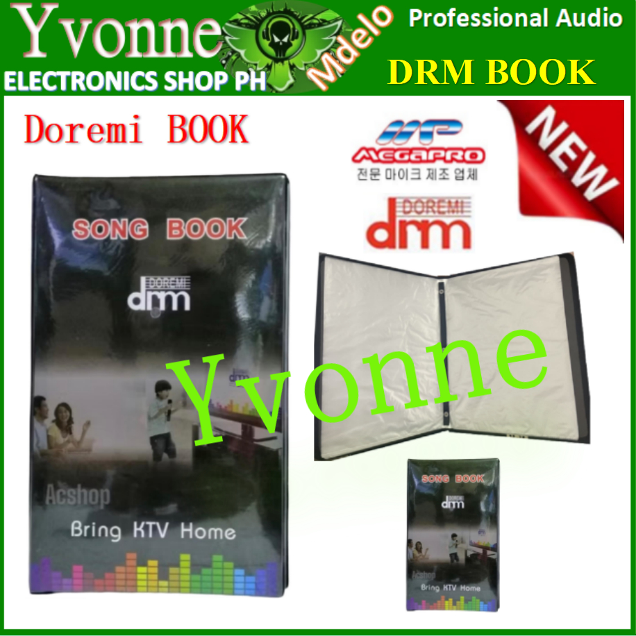 Yvonne SHOP MP-Megapro DoReMi DRM D-700 750 777 780 Clear book Songbook Only-Brandnew Standard ...