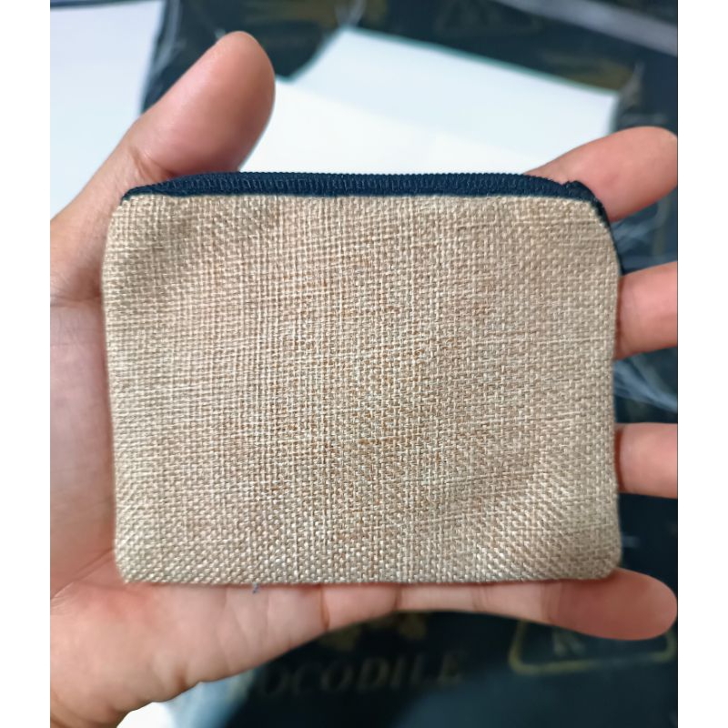 Abaca/burlap wallet plain 1pc | Shopee Philippines