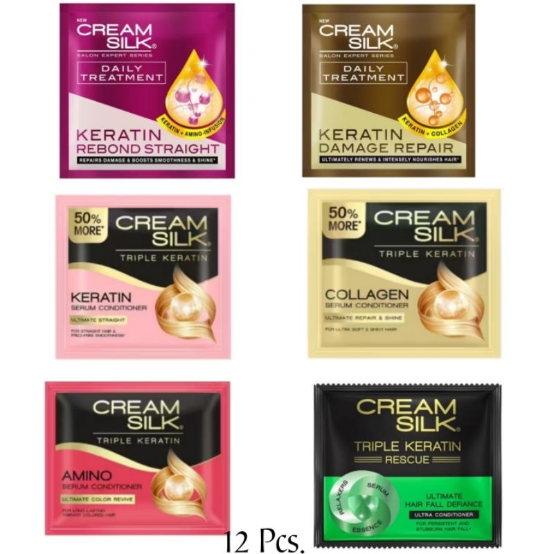 BELLASHOP CREAMSILK TRIPLE KERATIN 12"s | Shopee Philippines