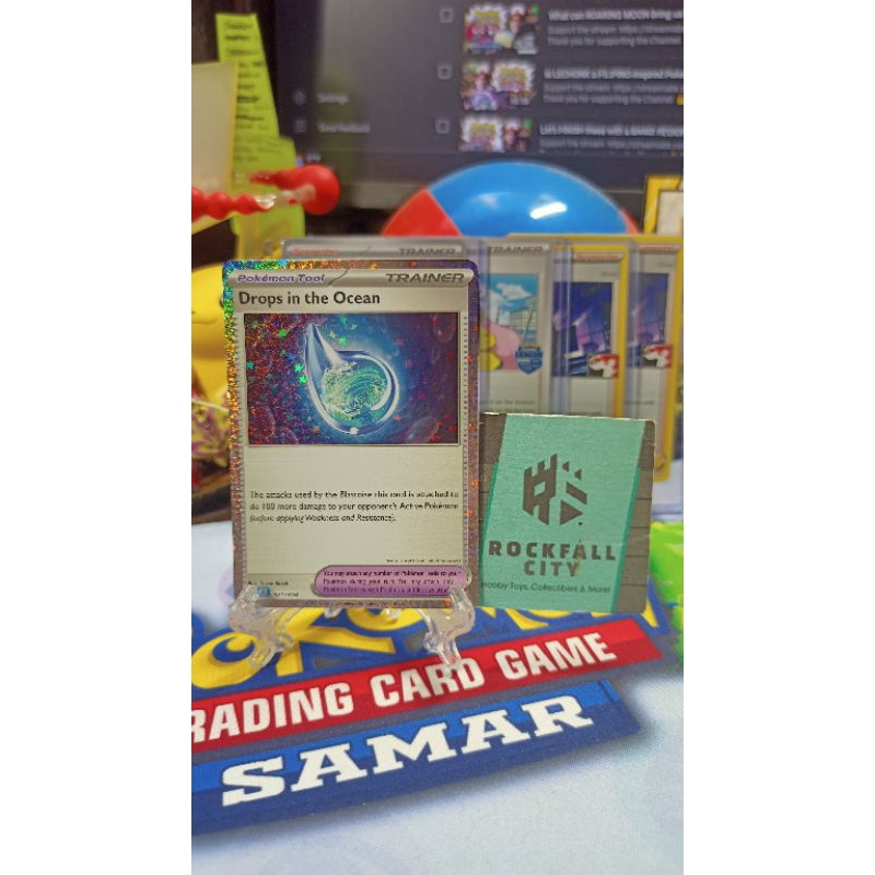 Pokemon TCG - DROPS IN THE OCEAN 021/034 CLB - Pokemon Trading Card ...