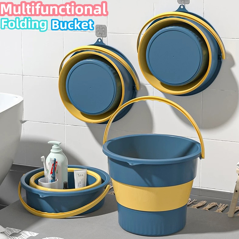 foldable timba Portable multifunction water bucket Car wash bucket ...