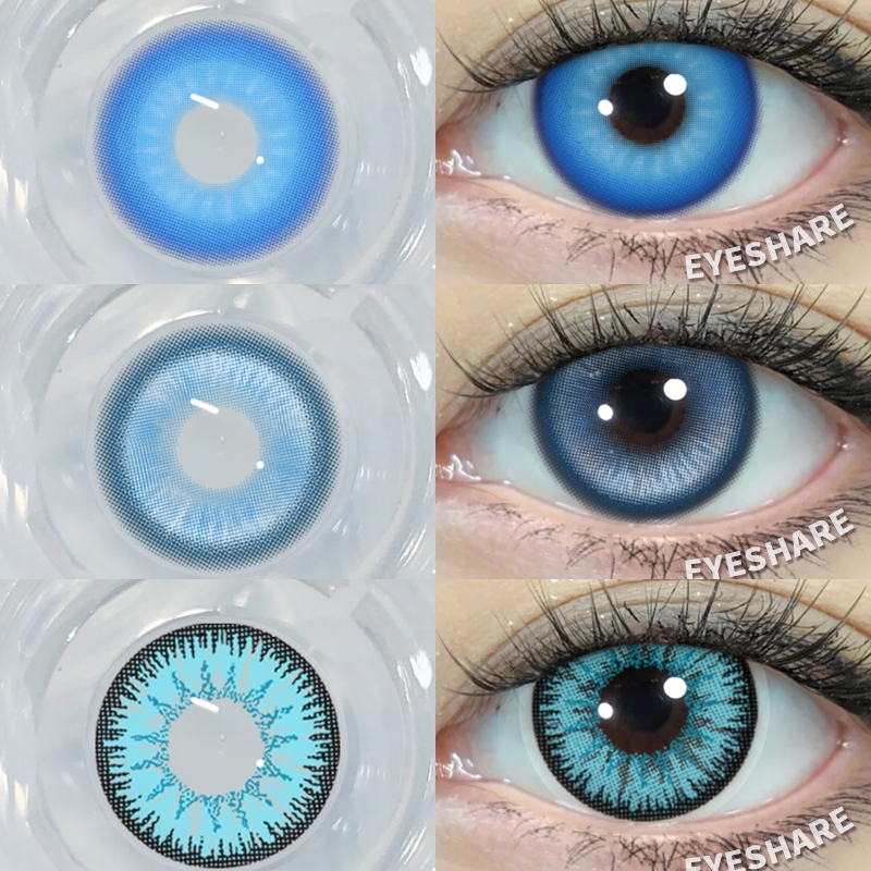 Eyeshare Blue/Green Cosplay Contact Lense 2pcs Sweet Baby Color Contact ...