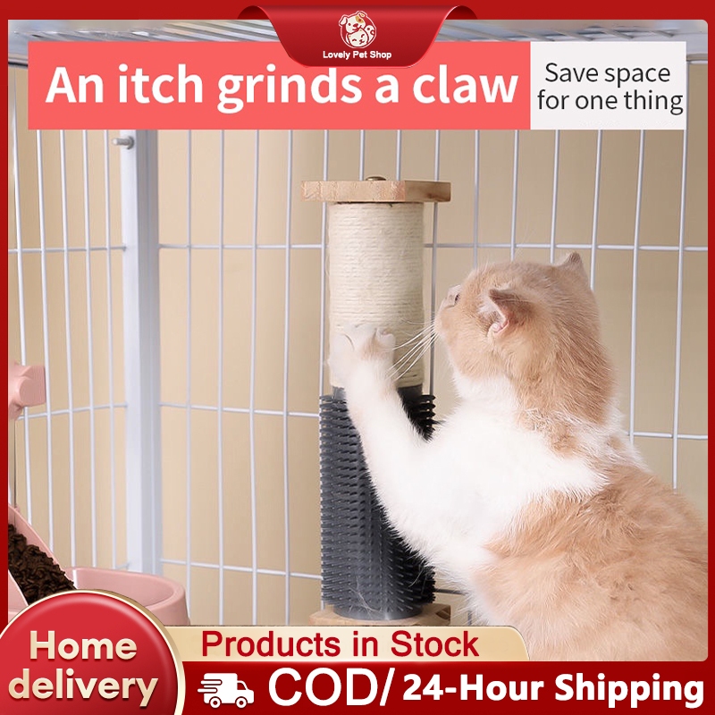 Sisal Scratching Post for cat scratching with self groomer For Cats ...