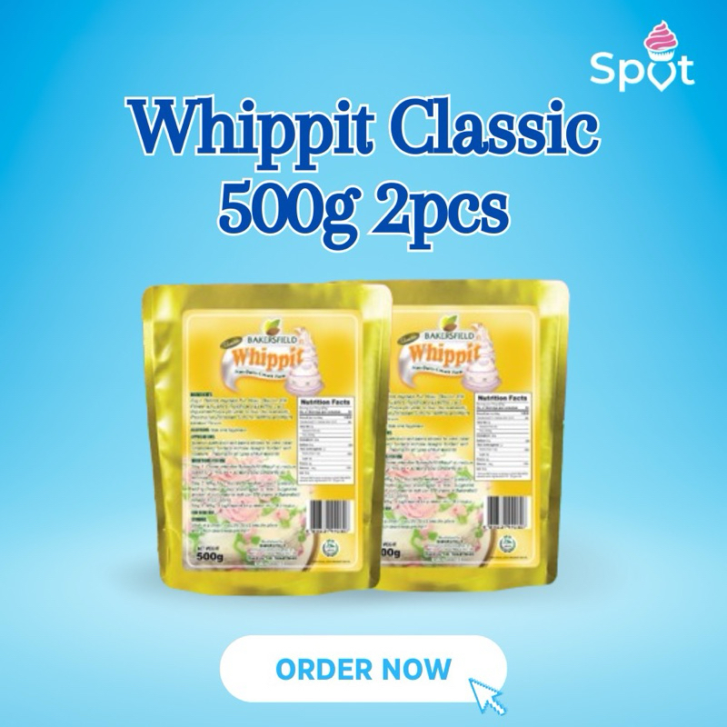 2pcs 500g Classic WhippIt |August 2026 Expiry | Shopee Philippines