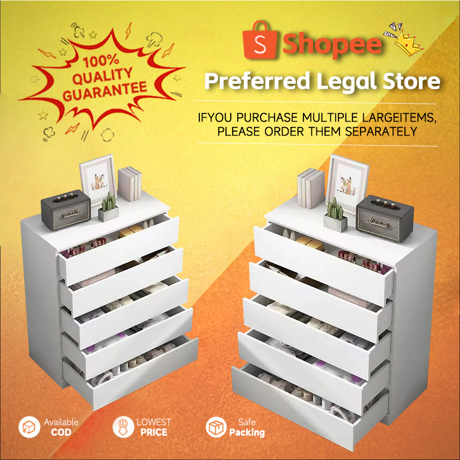 4 Layer Drawer Organizer Wood Drawer Cabinet for clothes Storage for ...