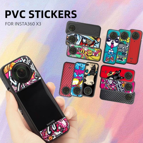 Sunnylife PVC Stickers Insta360 X3 Scratch Proof & Protective Camera ...