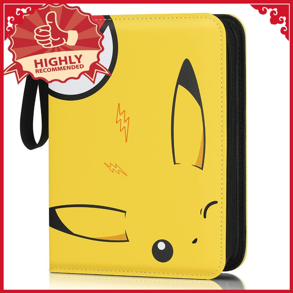 Pokémon Card Album Pokémon Game Card Book Pokémon 4 Grid loose-leaf ...