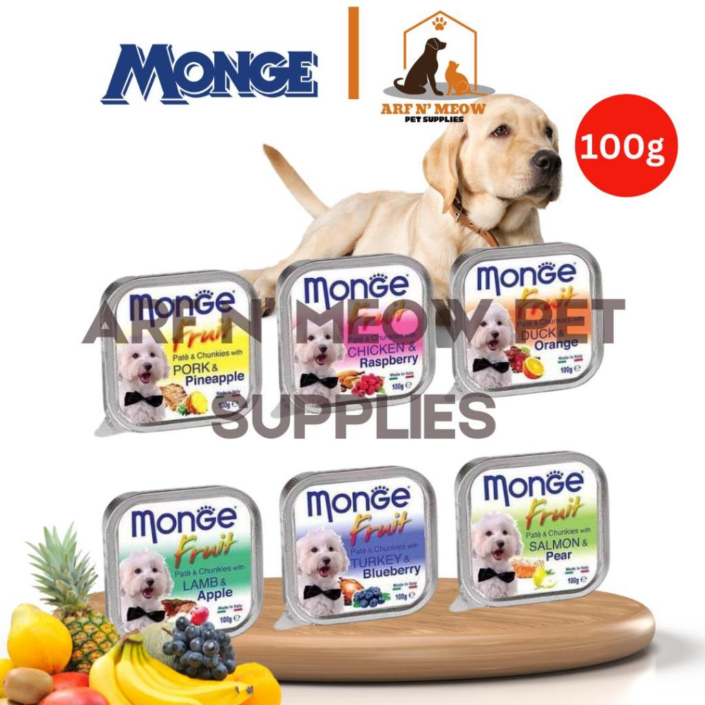 100g All Stages Monge Fresh Monge Fruit Pate Dog Dogs Food All Stages ...