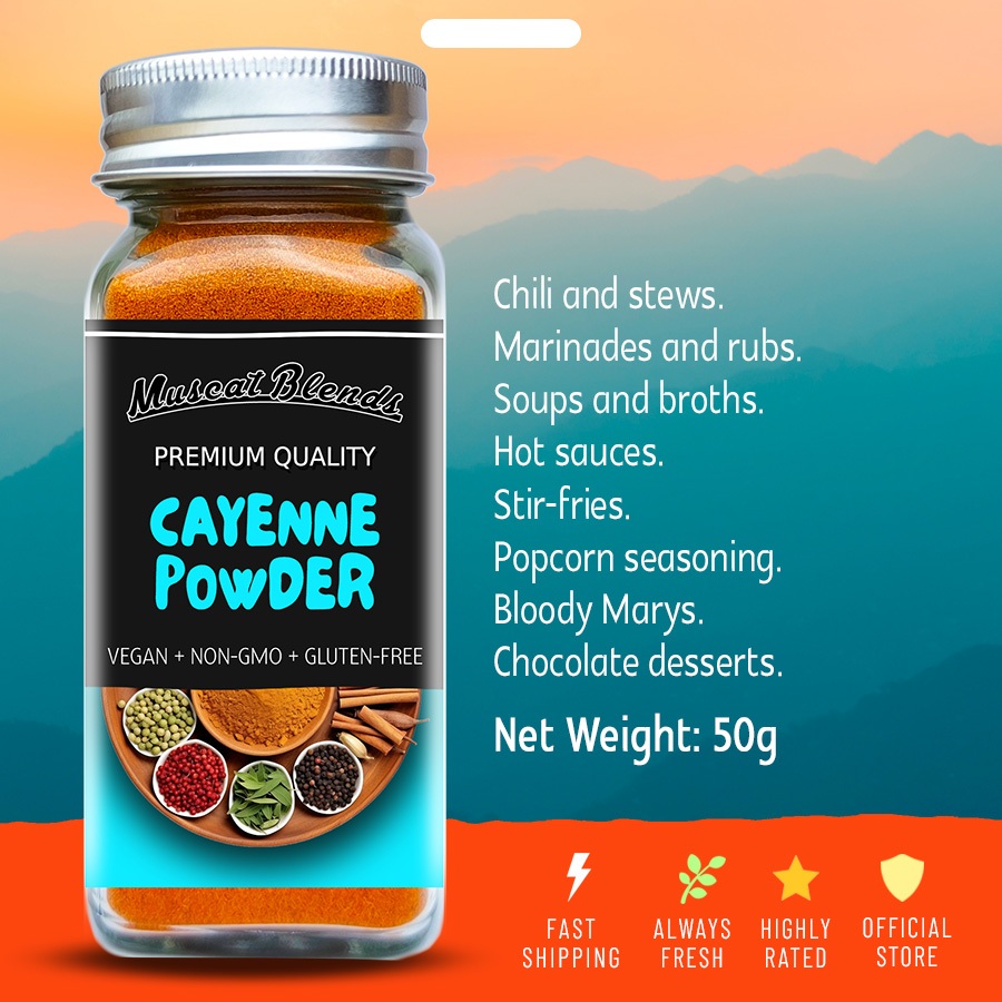 MUSCAT BLENDS CAYENNE POWDER 50g | Shopee Philippines