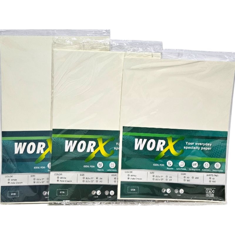 WORX Vellum Specialty Paper 90 GSM 10 Sheets- 2 Packs | Shopee Philippines