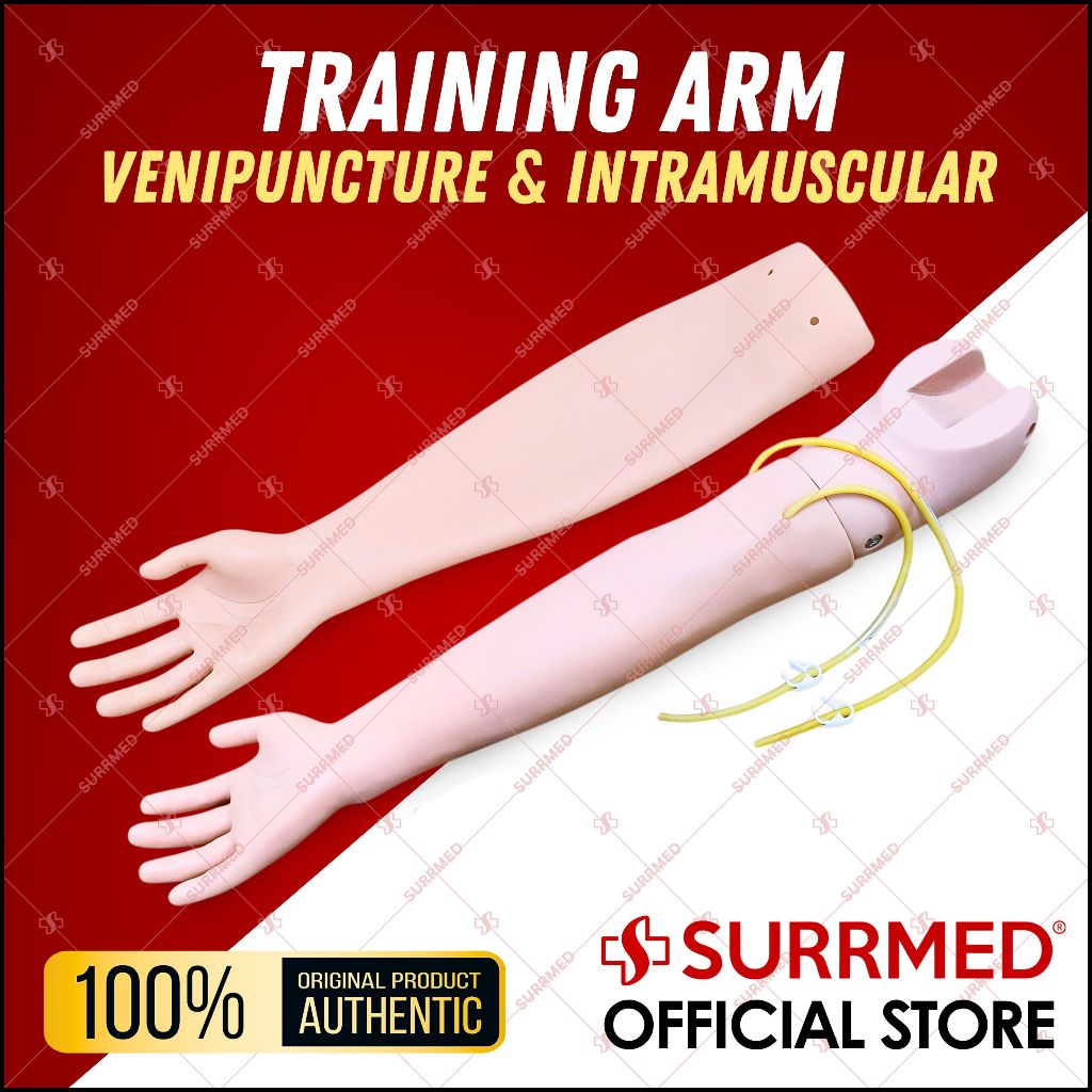 SURRMED Venipuncture & Intramuscular Injection Training Arm Model ...