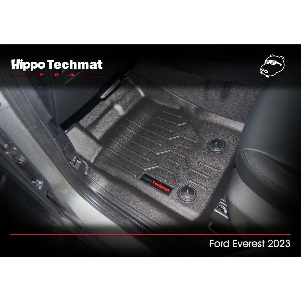 Ford Everest 2023 to 2025 Hippo Techmat Pro Serries Deep Dish Floor Matting Thailand Made ...