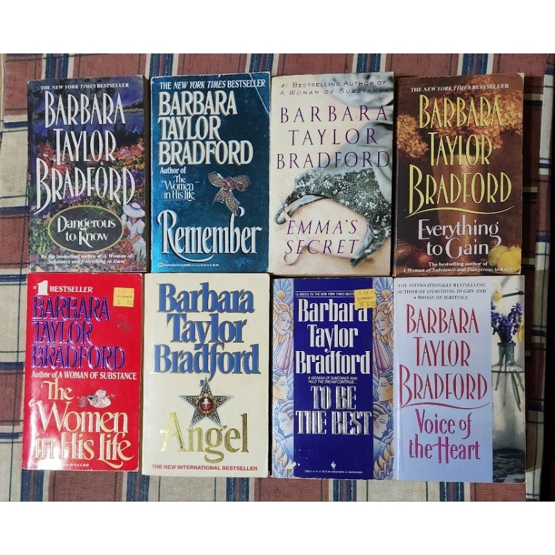 Barbara Taylor Bradford Books (MMPB - Preloved) NOVEL/FICTION | Shopee ...
