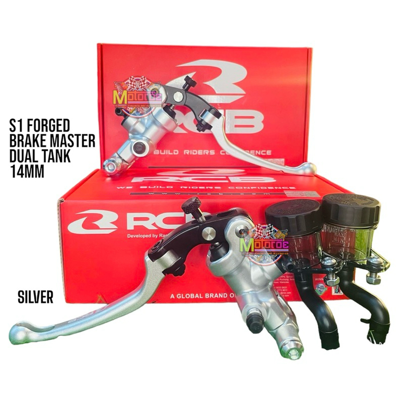 RCB S1 FORGED BRAKE MASTER DUAL TANK (14mm) | Shopee Philippines