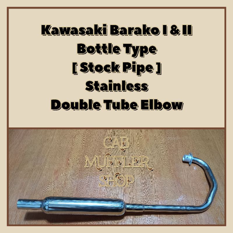 Kawasaki Barako 1 & 2 - Bottle Type - Stock Pipe / Chicken Pipe ...