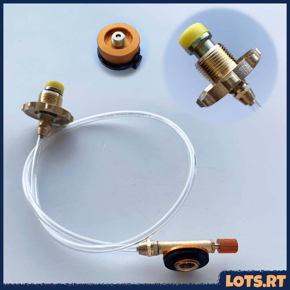 Card Butane Adapter Inflation Valve Connector For Outdoor Camping Gas ...