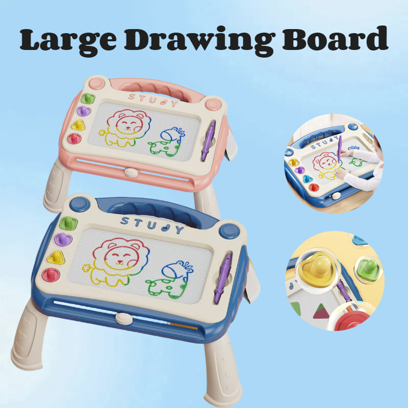 Repeated Use Magnetic Drawing Tablet Desk Baby Toys Painting Board for ...