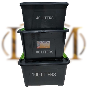 Unibox Storage Box 100 liters ,80 liters,40 liters | Shopee Philippines