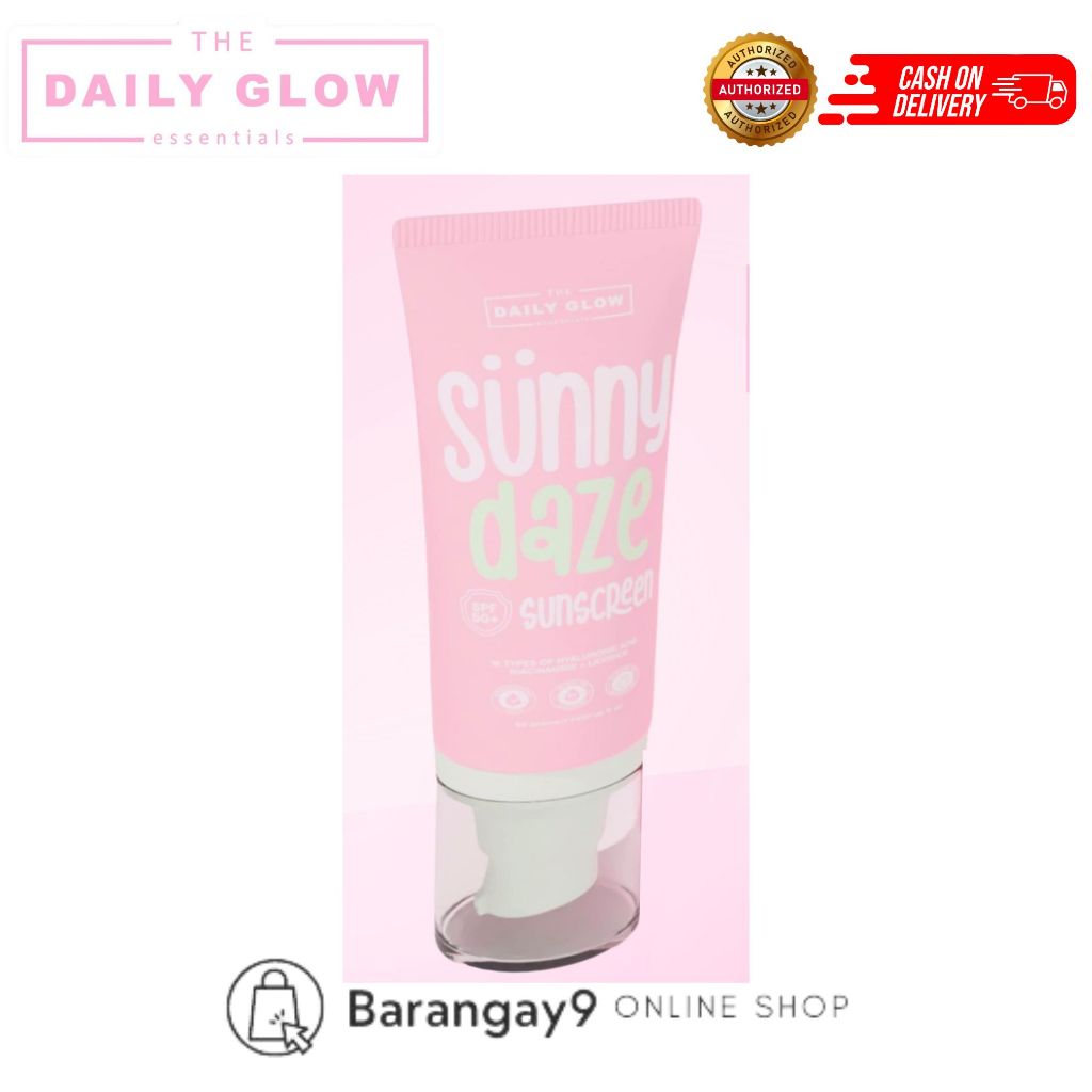 The Daily Glow Essentials Sunny Daze Sunscreen with Niacinamide ...