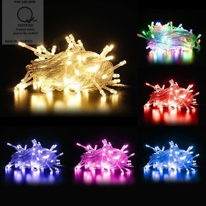 Ulife 100L String Christmas Lights With End Connector 12m LED String ...