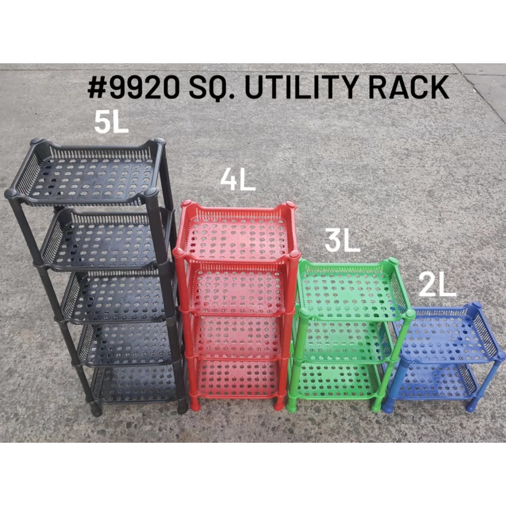 #9920-#9923 Square Utility Rack (Sizes: 2Layer/3Layer/4Layer/5Layer ...