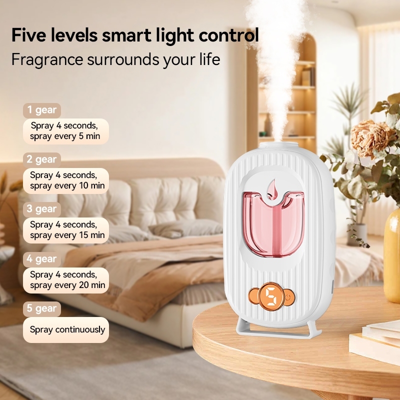 5 Automatic Aroma Diffuser Digital Display Rechargeable Aroma Diffuser ...