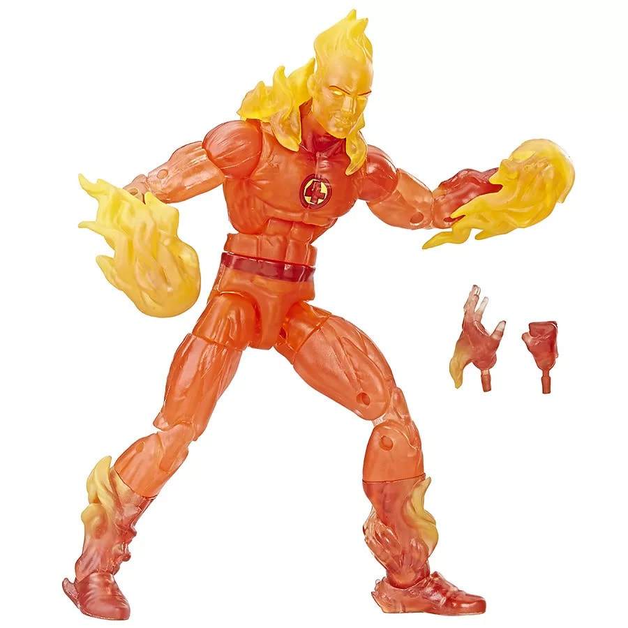 MARVEL Legends Series Human Torch (Flame-On), Fantastic Four 6"-Scale ...