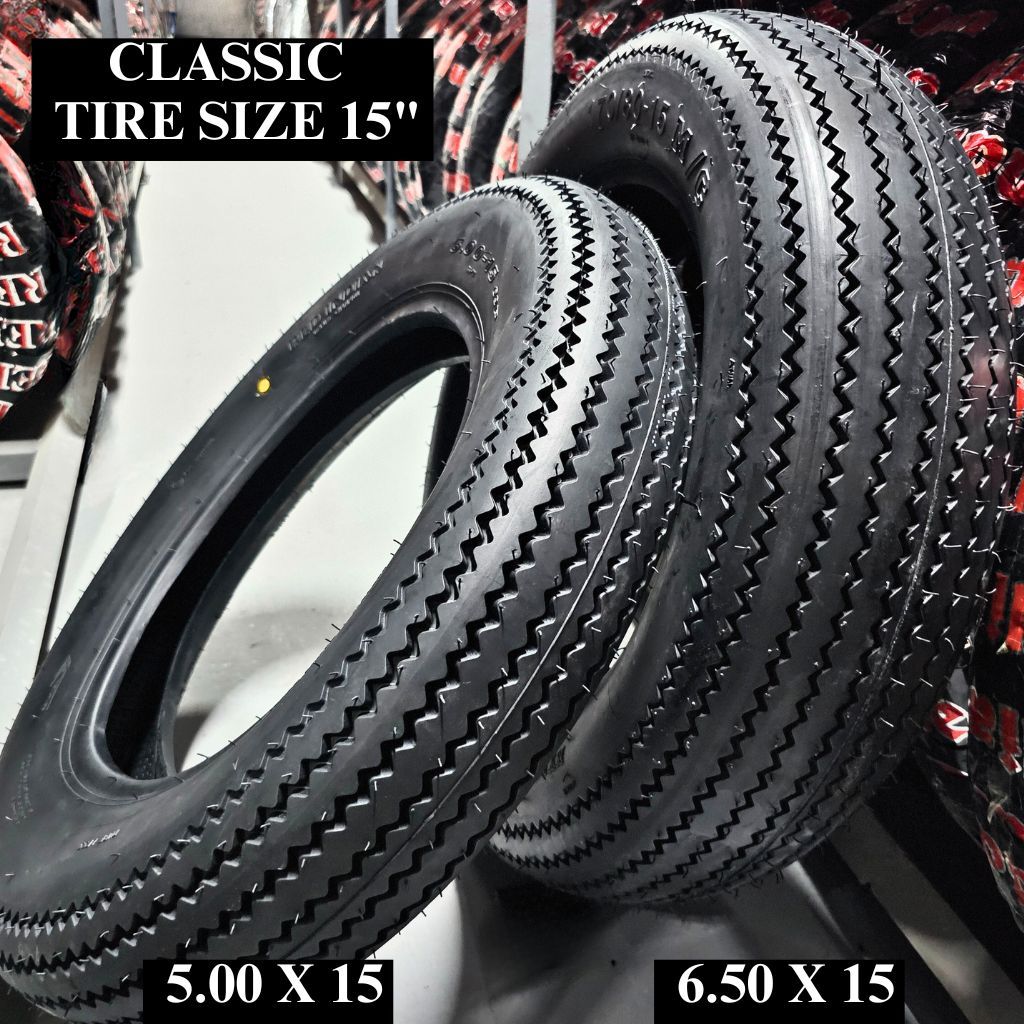 RED INDIAN TIRE 15” 5.00, 6.50 (130/100 OR 170/80) MOTORCYCLE CLASSIC ...