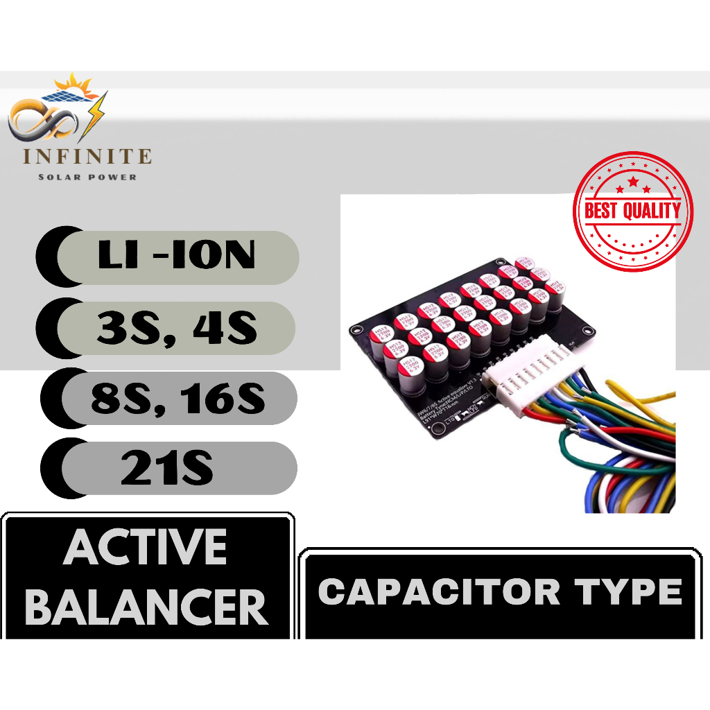 Active Balancer 3s, 4s, 8s, 16s, 21s | Capacitance Type For all types ...
