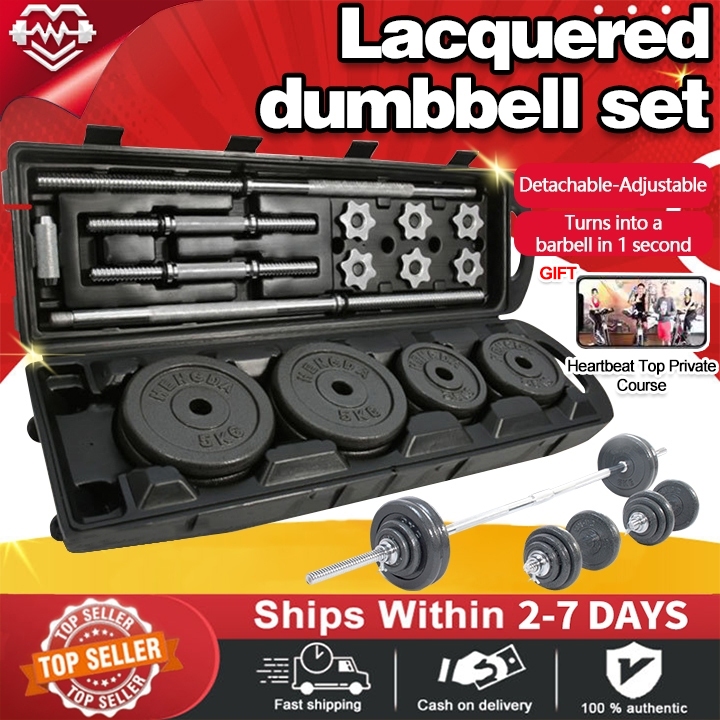 【24H Delivery】Dumbbell Set for man Barbell Set 5/10/15/20/30/50/55/58KG ...
