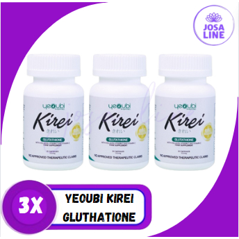 Kirei Glutathione whitening 30 capsules yeoubi (x3) | Shopee Philippines