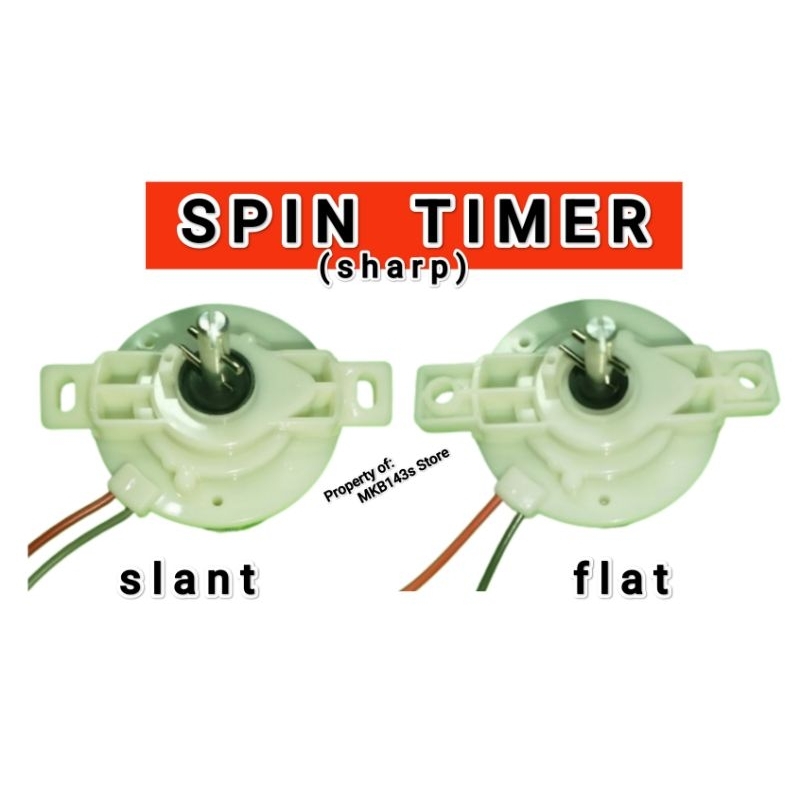 SPIN TIMER FOR SHARP and DAEWOO, FLAT and SLANT TYPE | Shopee Philippines