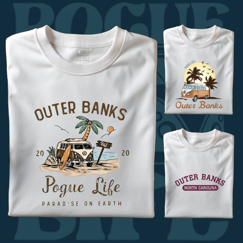 Outer Banks OBX Unisex Tshirt for Men and Women White Cotton Spandex ...