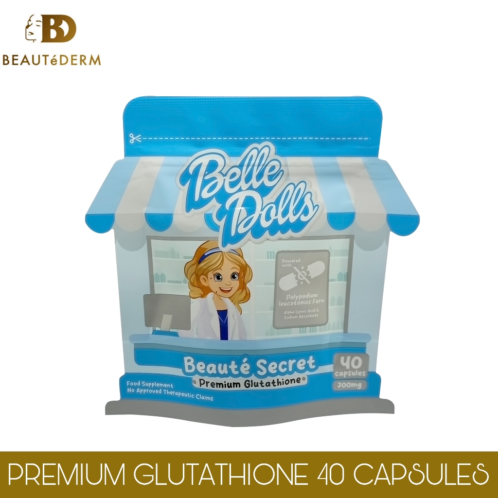 Beautederm Belle Dolls Beaute Secret - Premium Glutathione 40 Capsules ...