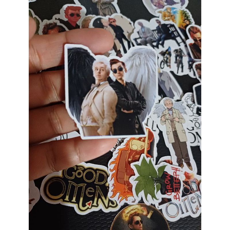 50pcs Good Omen TV Series Sticker Pack Waterproof-Scratchproof | Shopee ...