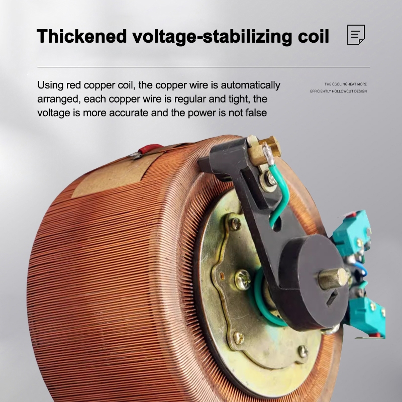 MIDOO SVR-3000VA/2500VA Automatic Voltage Regulator Servo Type AVR Time ...