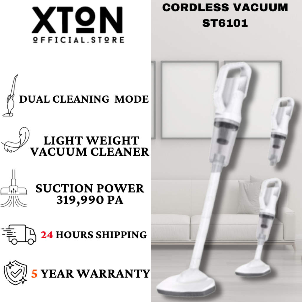 Wireless Vacuum Cleaner ST6101/ST7000 Rechargeable Cordless Vacuum ...