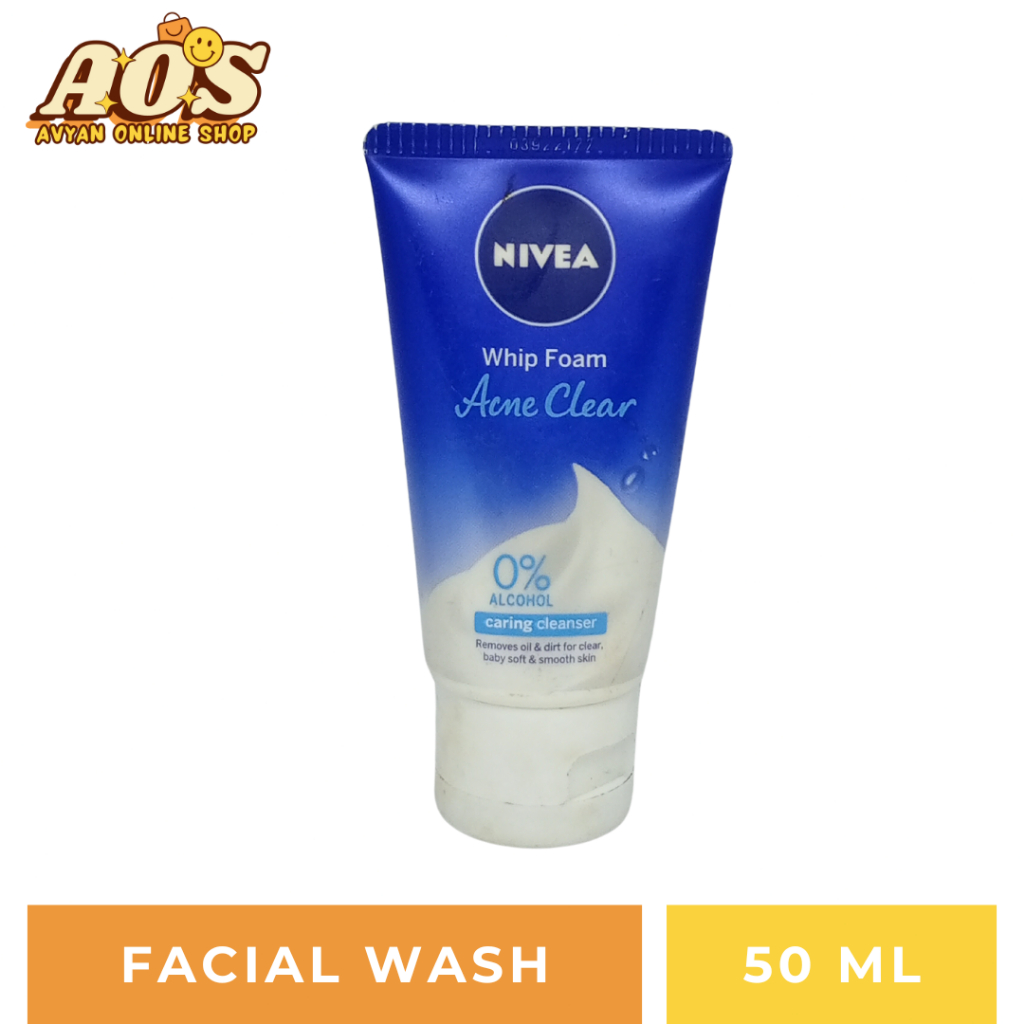 Nivea Acne Clear Whip Foam Facial Cleanser Facial Wash 50ml Shopee Philippines